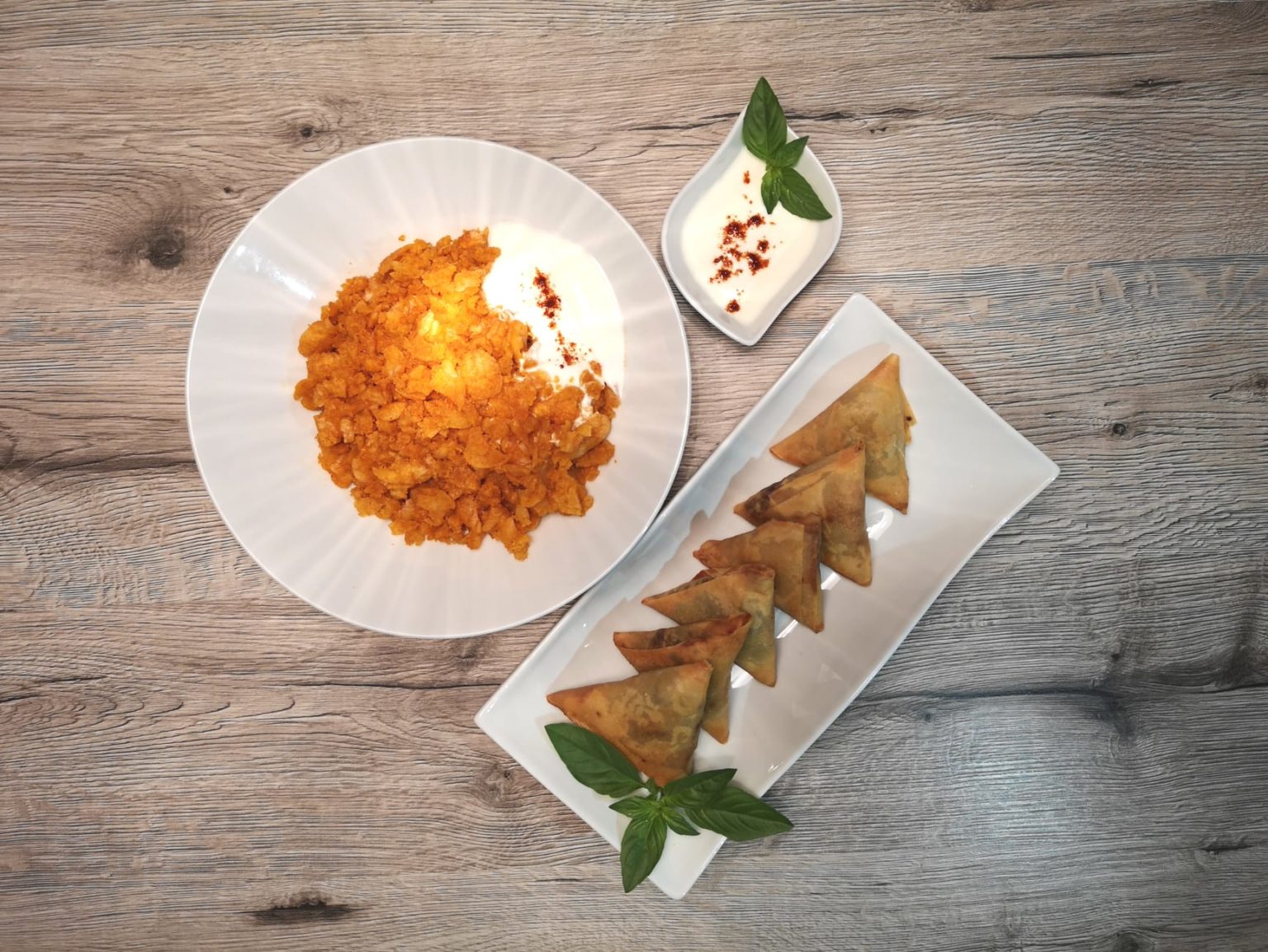 Menu Kitcha fit-fit, avec Samboussa - Africanabiso